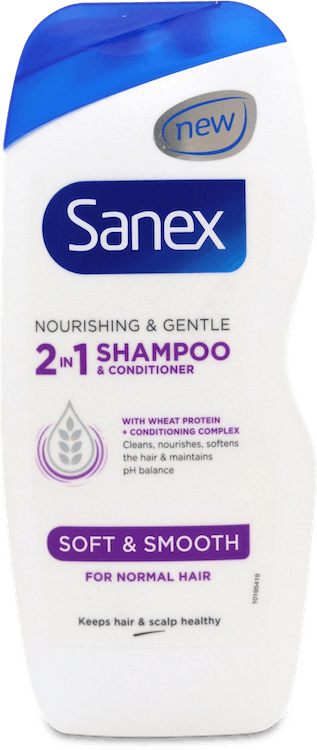 Buy Sanex 2-In-1 Shampoo and Conditioner Soft and Smooth 250ml | Best ...