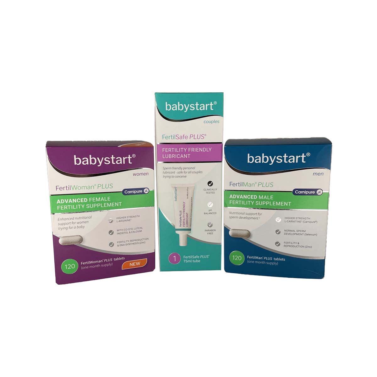 Buy Babystart Couples Fertility Starter Bundle | Fertility Booster Kit ...