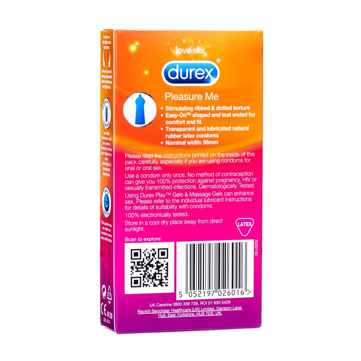 durex sizes uk