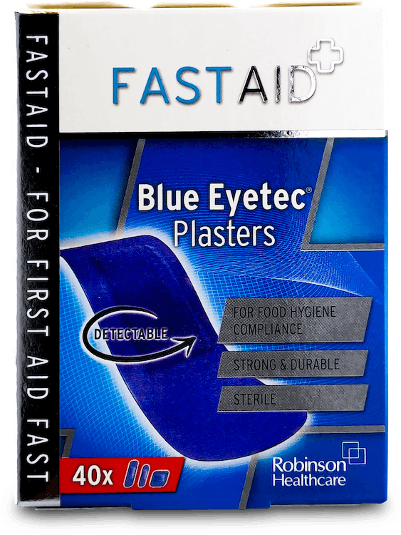 Buy Fast Aid Assorted Blue Eyetec Plaster 40 Pack | Best prices online ...