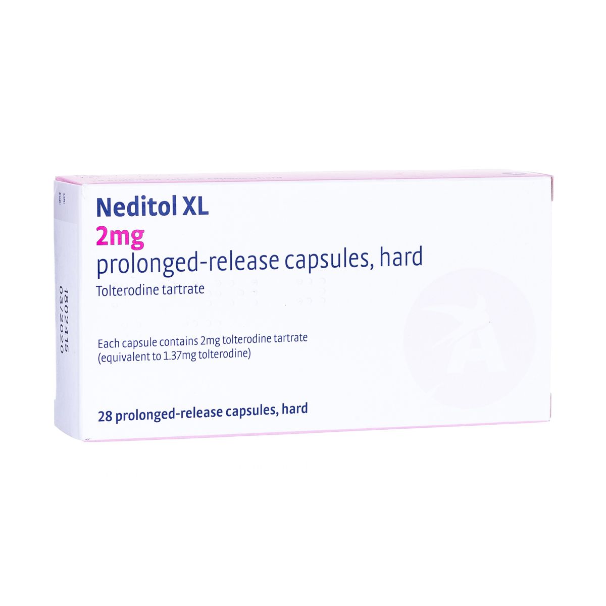 Buy Neditol: Tolterodine Tartrate capsules | UK Meds