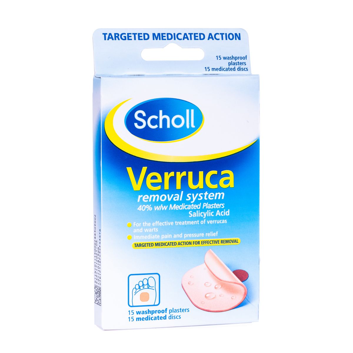 Buy Scholl Verruca Removal Medicated Plasters Online | UK Meds
