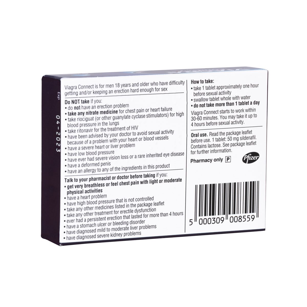 viagra connect packaging